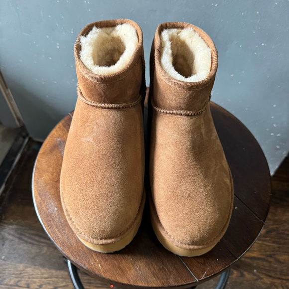 Emu | Shoes | Emu Suede Platform Ankle Boots | Poshmark